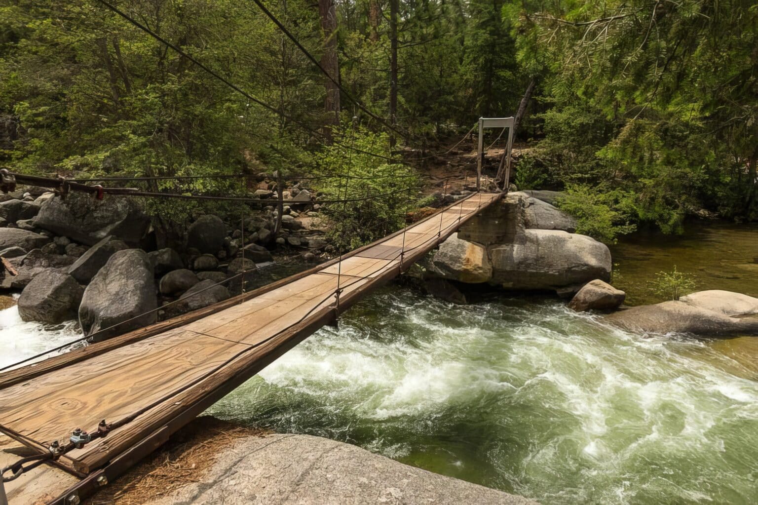 Wawona Swinging Bridge & Swimming Hole | Discover Yosemite National Park